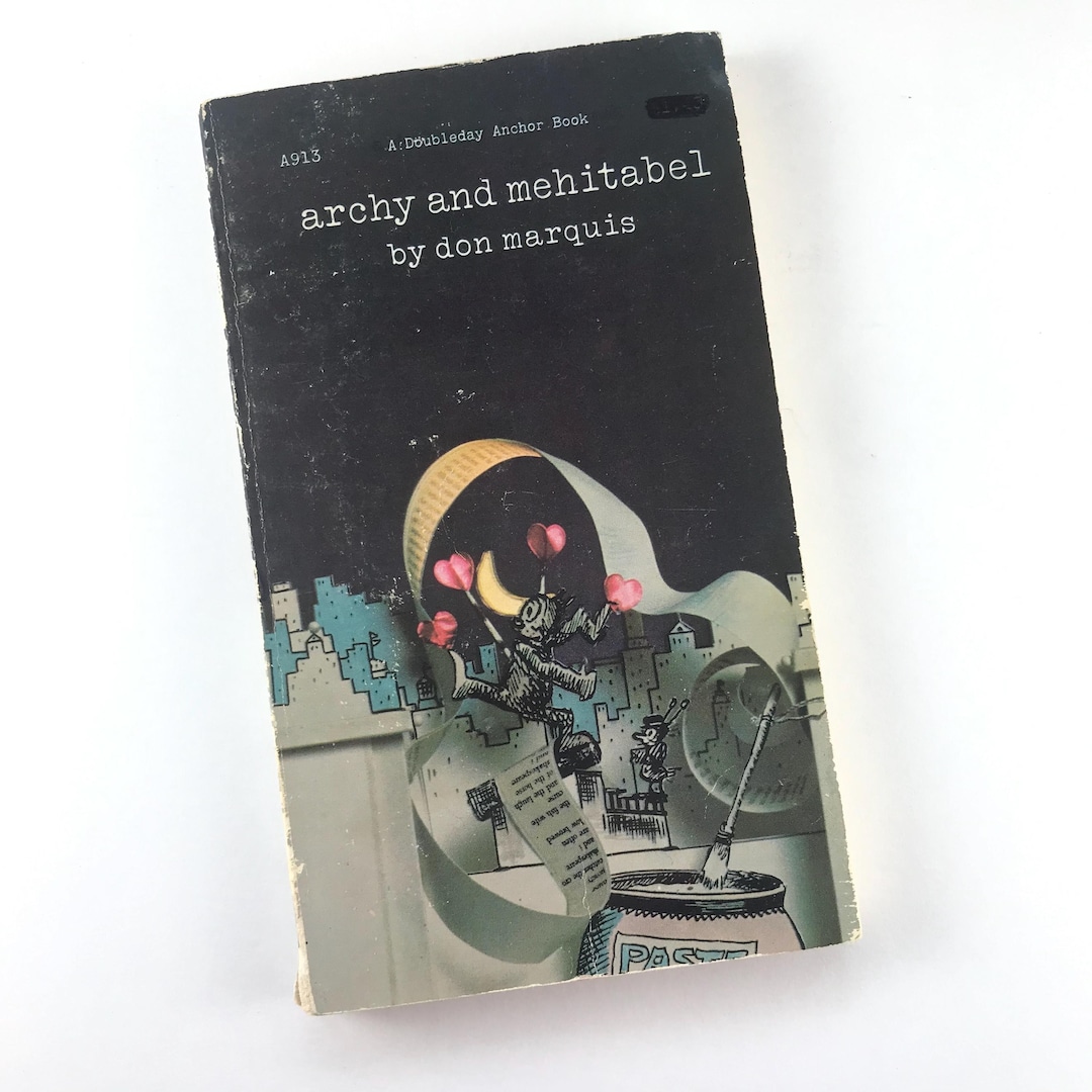 Archy and Mehitabel, Don Marquis Book - Etsy