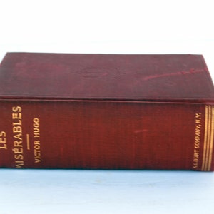 Les Miserables Victor Hugo, Complete One Volume, Rare Hardcover Edition ...
