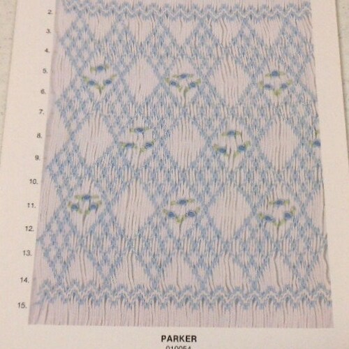 Parker NEW Smocking Plate - Etsy