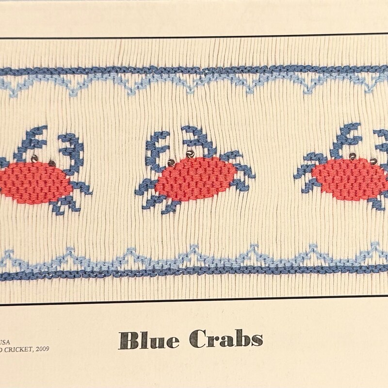 Crab Smocking - Etsy