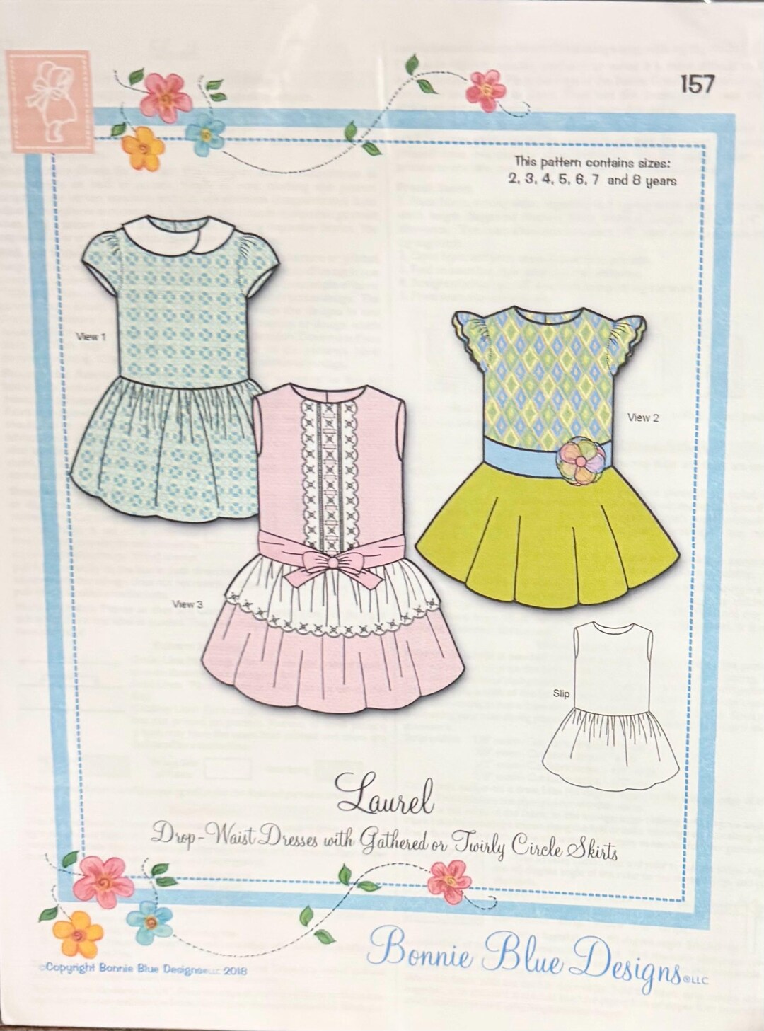 Laurel NEW Pattern Bonnie Blue Designs is Drop-waist Dresses With ...