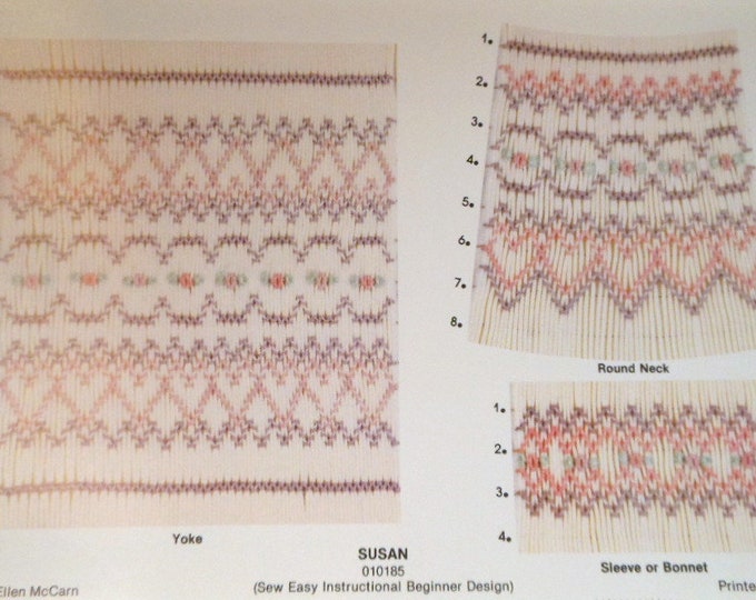Carousel/tally Ho NEW Smocking Plate Ellen Mccarn - Etsy