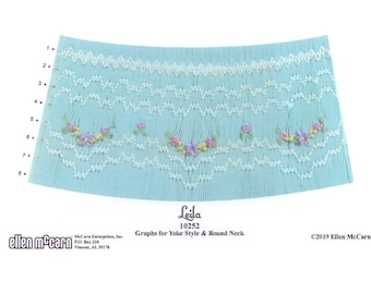 Victorian Initials NEW Smocking Plate Ellen Mccarn | Etsy