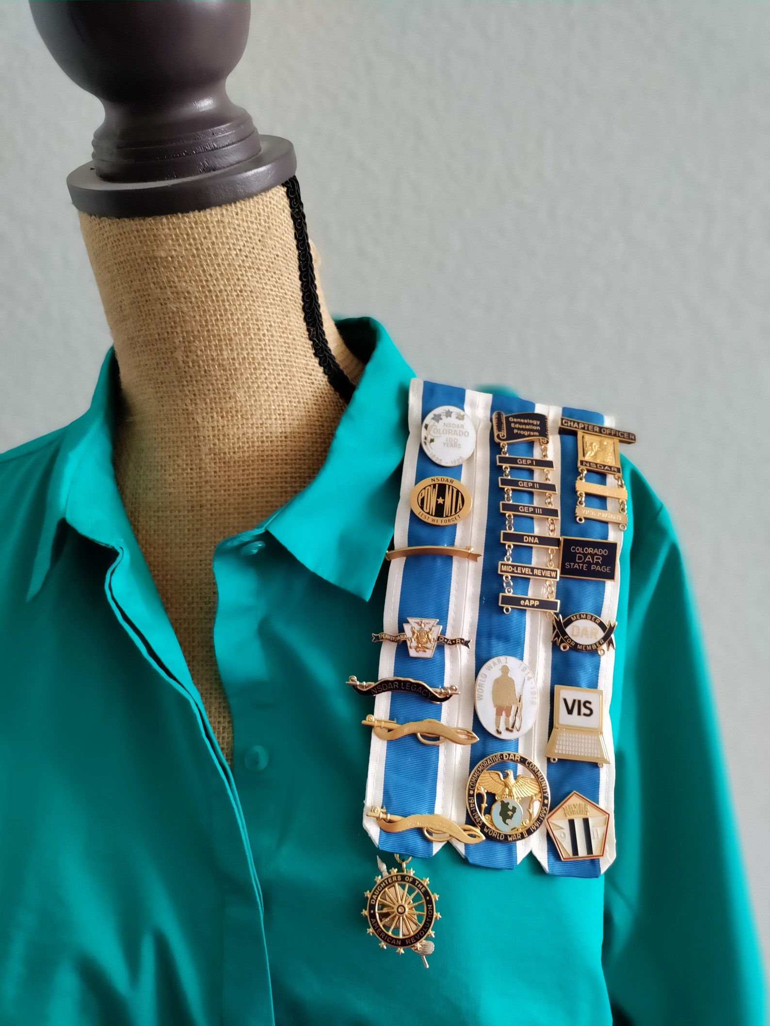 Counterweight Ribbon for DAR and Other Lineage Society - Etsy