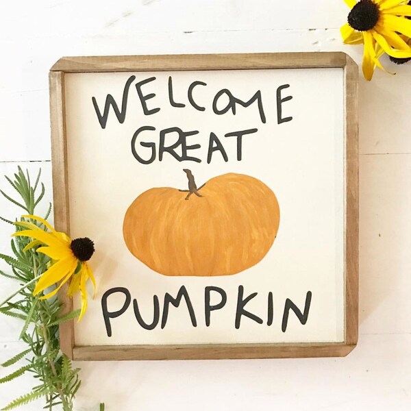 Welcome Great Pumpkin - Etsy