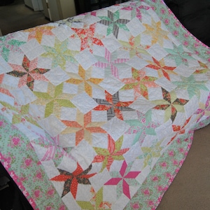 Hand Made LEMON STAR Quilt - Etsy