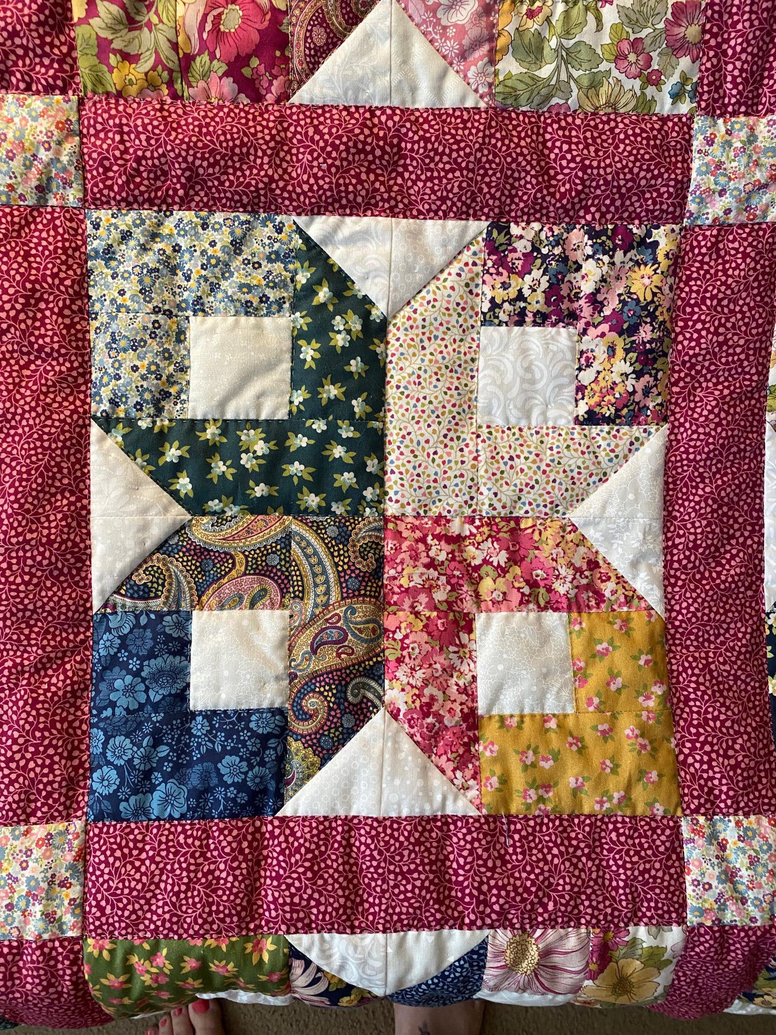 Boxy Stars Quilt - Etsy