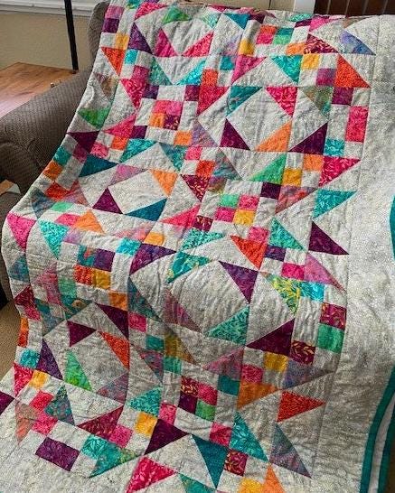 Bold Batiks Quilt - Etsy