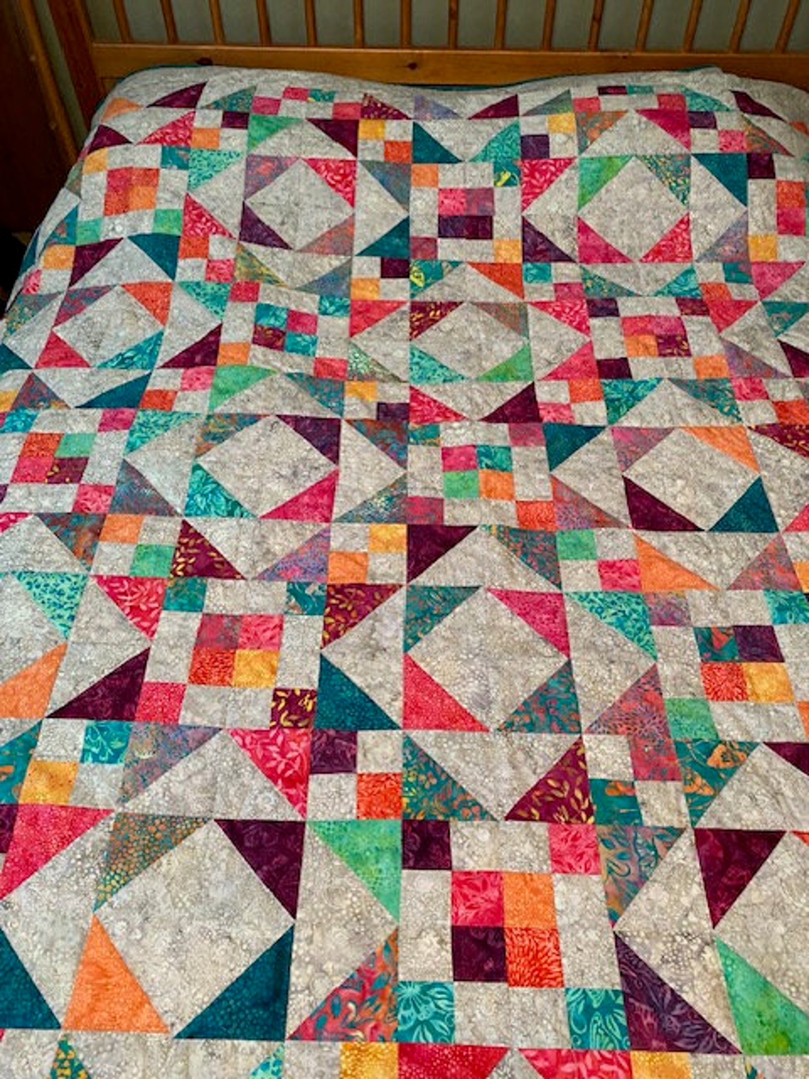 Bold Batiks Quilt - Etsy