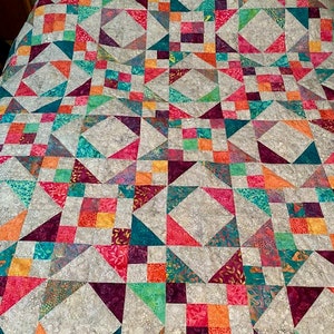 Bold Batiks Quilt - Etsy