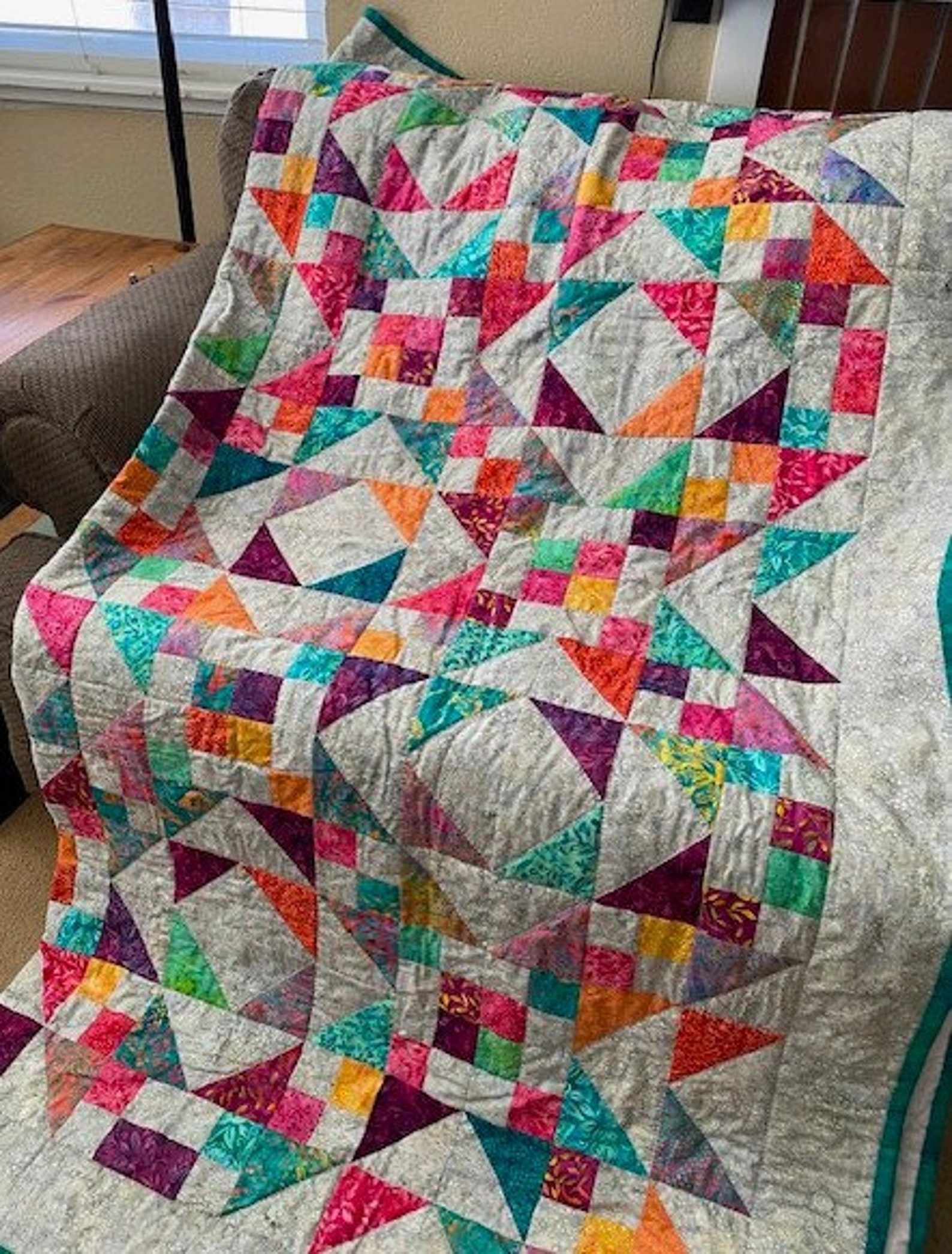 Bold Batiks Quilt - Etsy