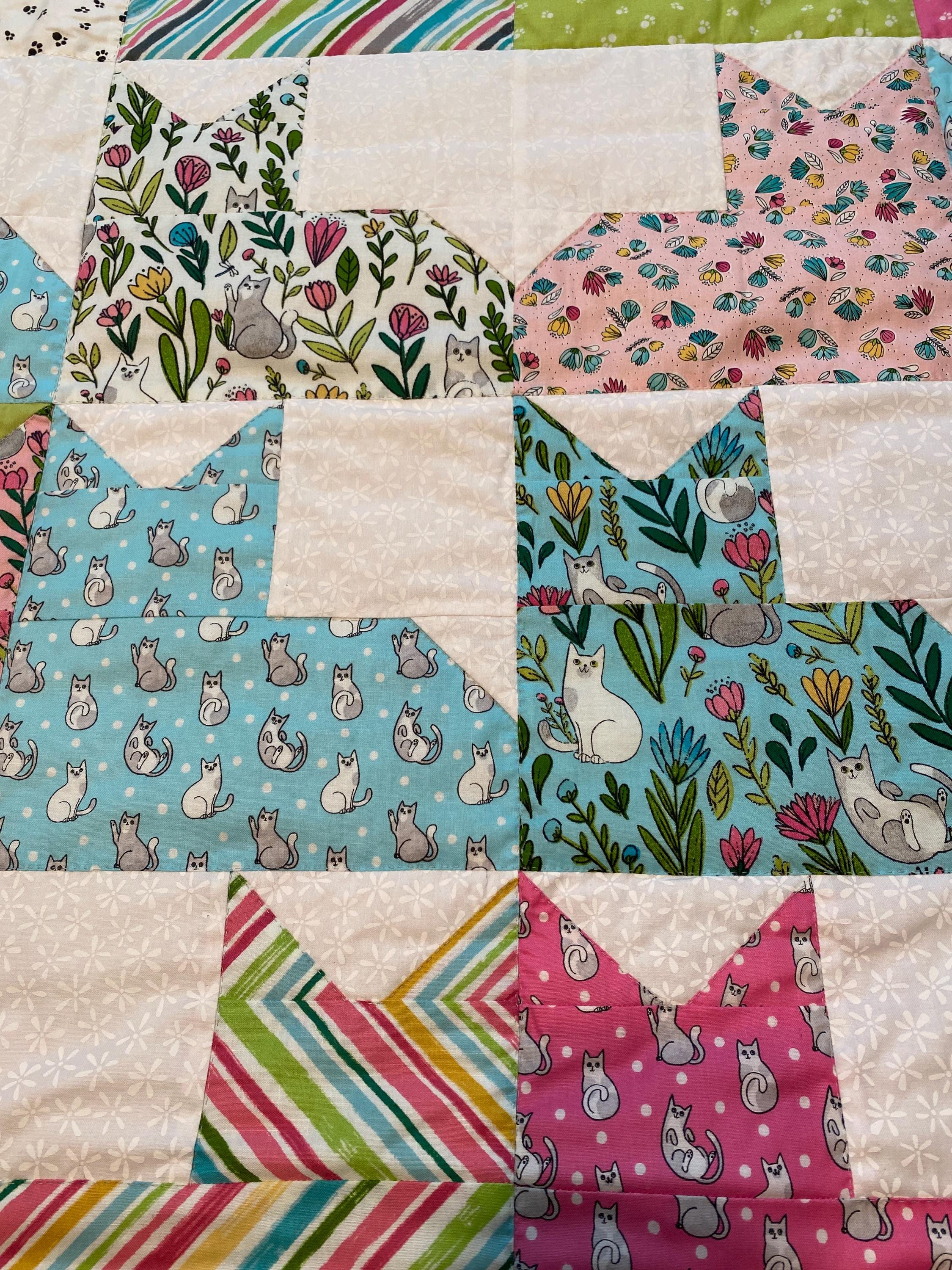 Handmade Cat Quilt - Etsy