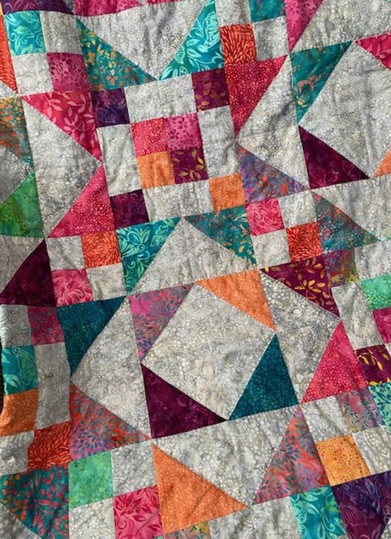 Bold Batiks Quilt - Etsy