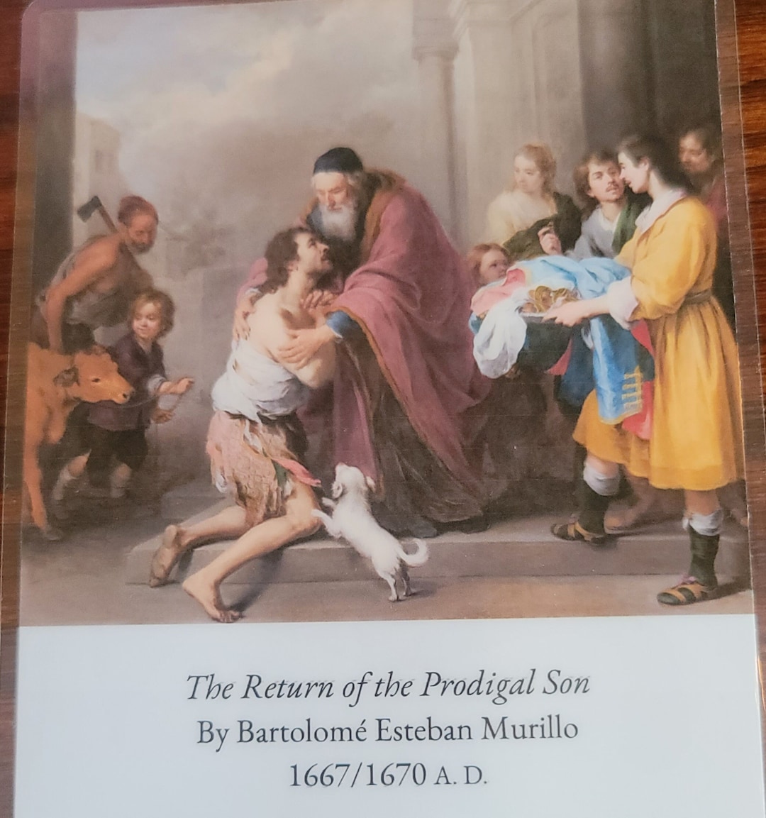 Act of Contrition With Beautiful Painting of the Prodigal Son by ...