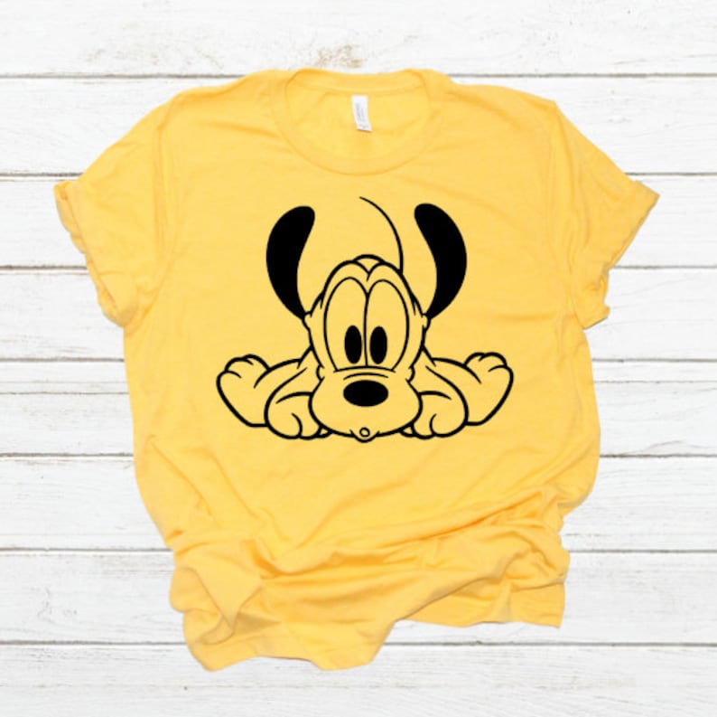 Pluto Shirt Tee Disney Pluto Shirt Disney Vacation Shirt - Etsy