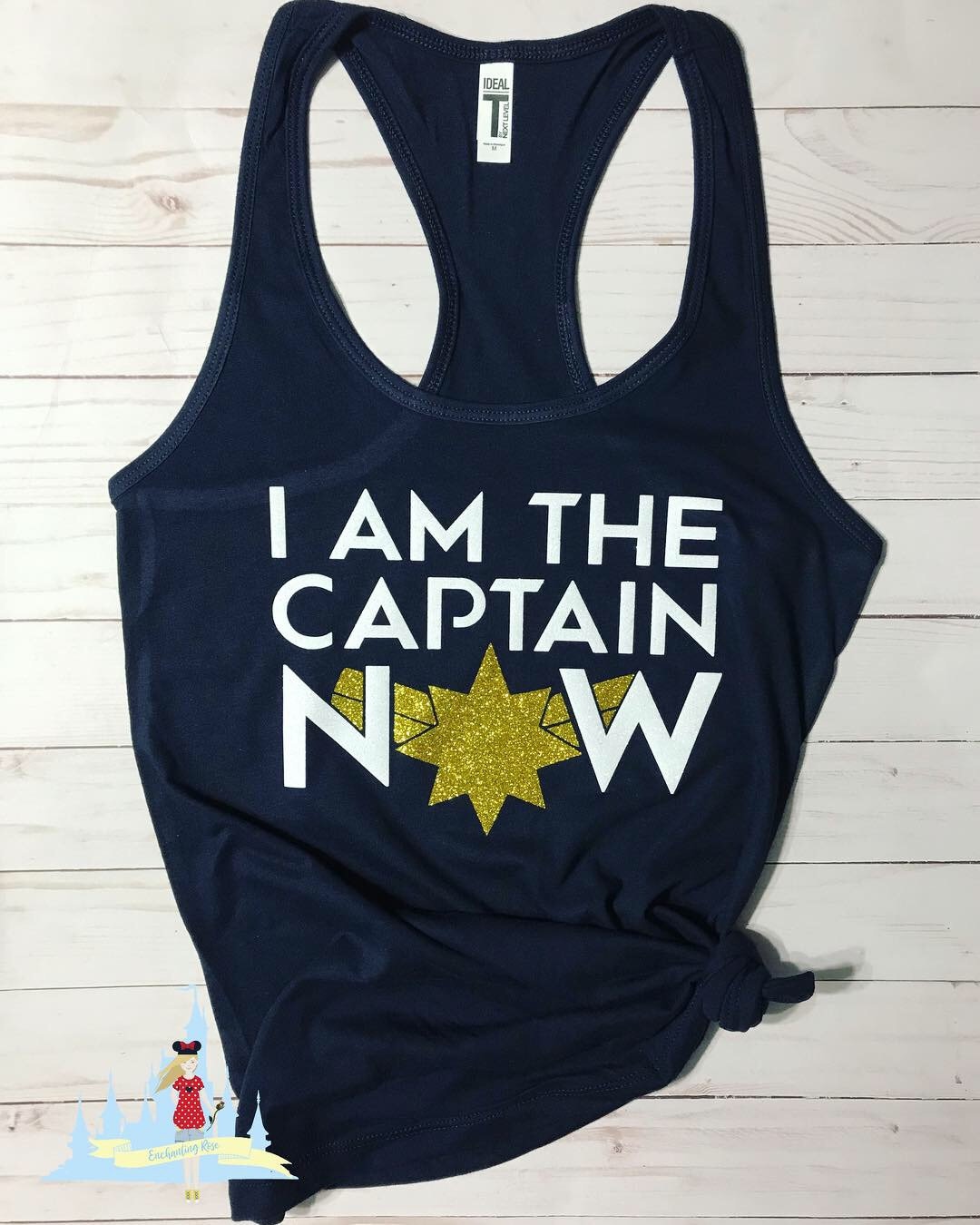 I Am the Captain Now Tank, Captain Marvel Tank, Captain Marvel Tee ...