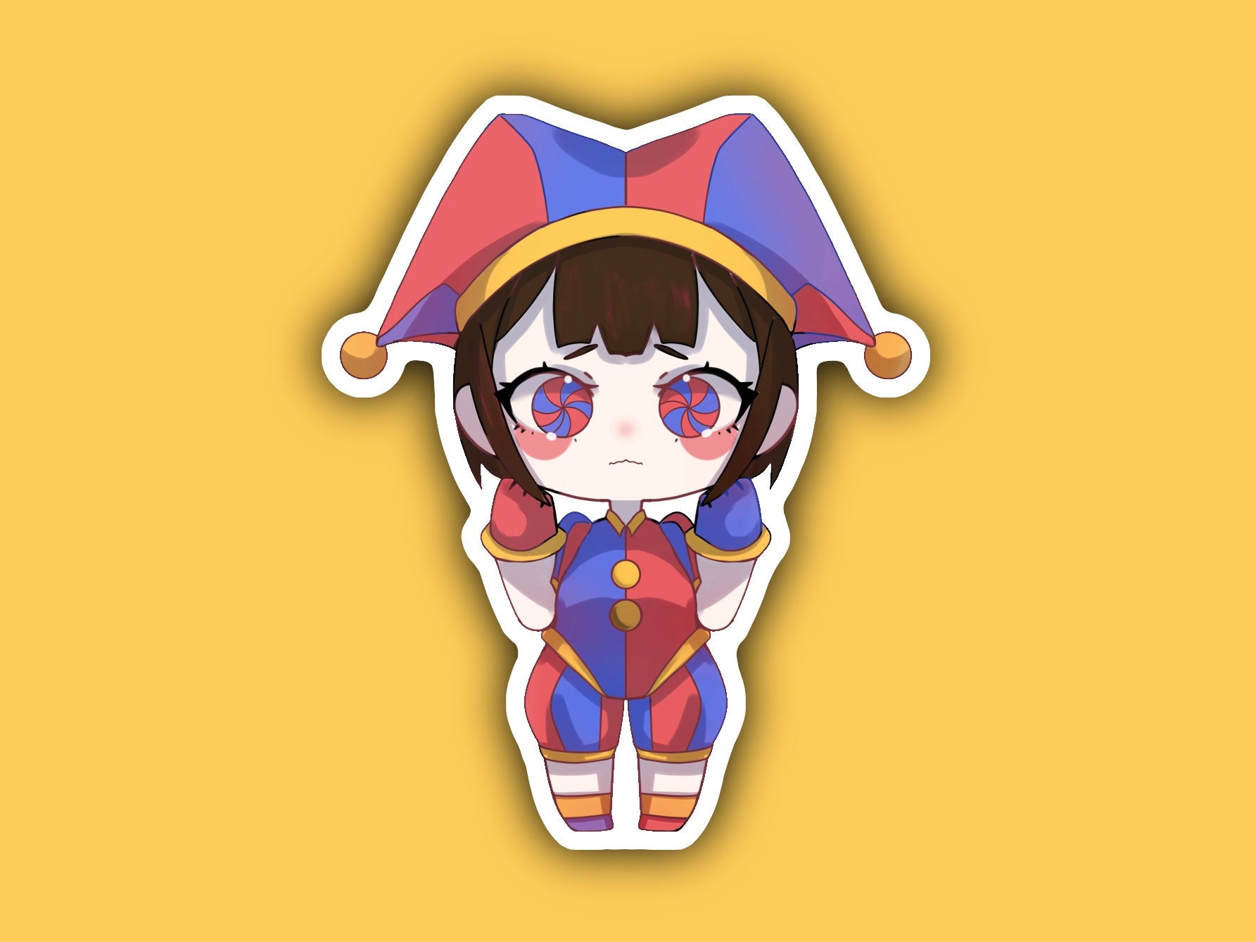 The Amazing Digital Circus Pomni Sticker - Etsy