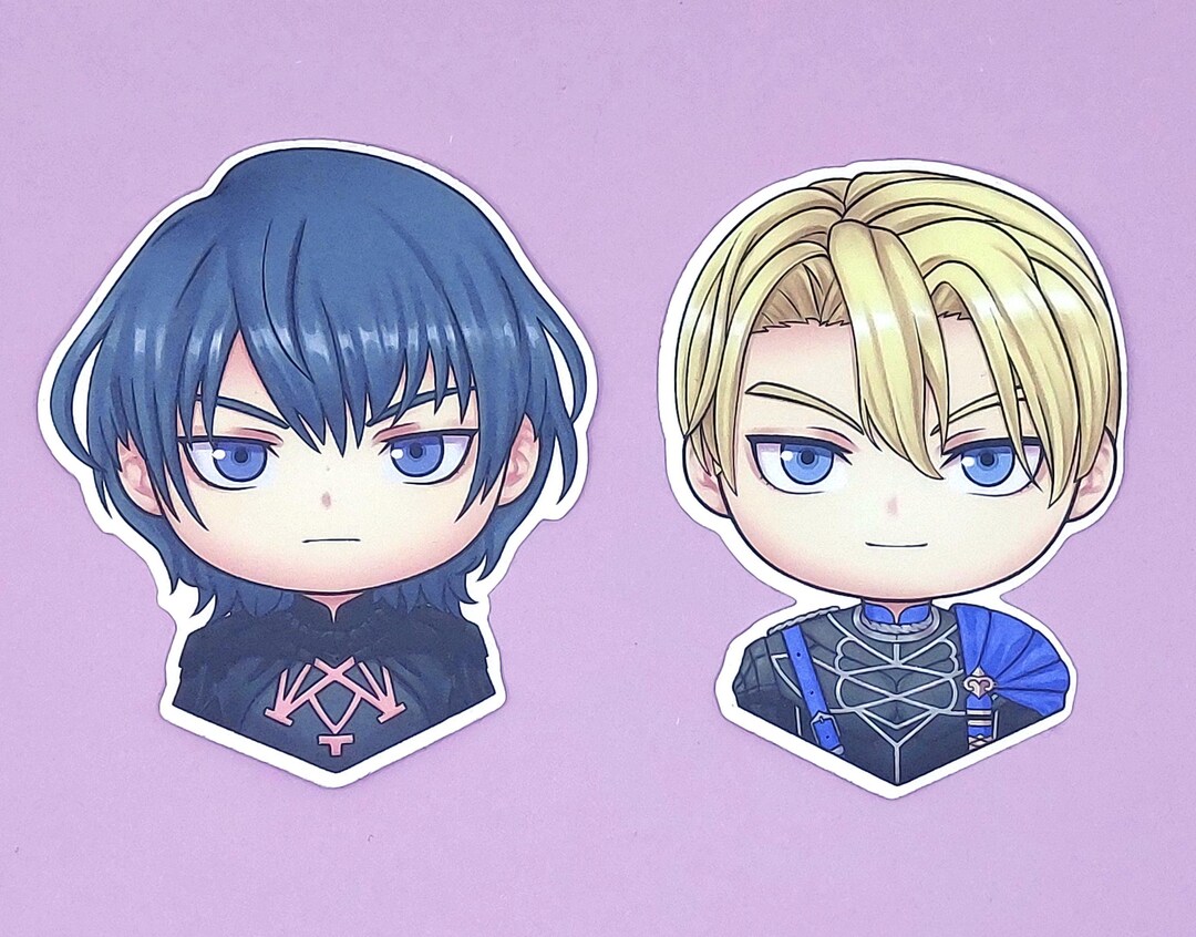 Byleth and Dimitri - Fire Emblem Three Houses - Etsy