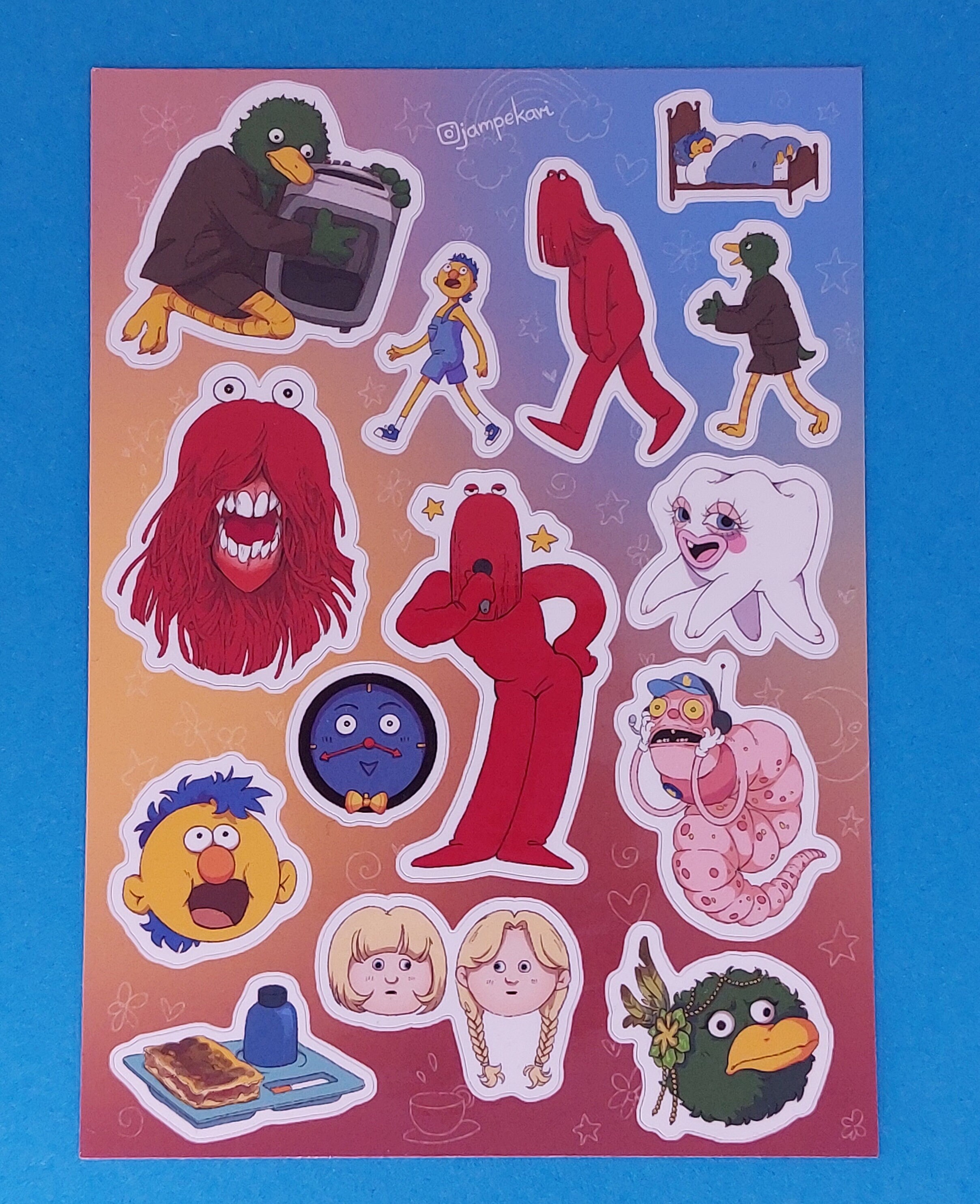 Don’t Hug Me I’m Scared DHMIS Kiss Cut Sticker Sheet - 14 Stickers - Etsy