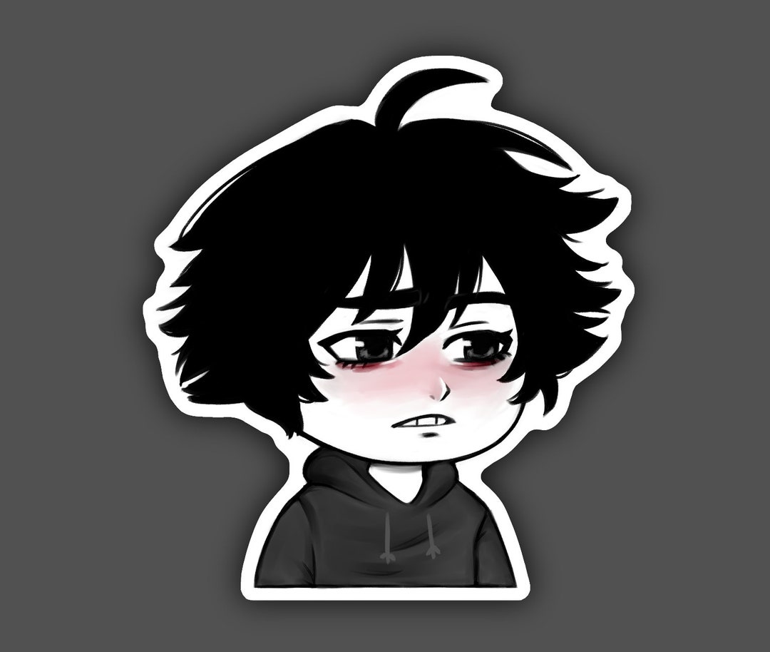Emo Doomer Wojak Sticker - Etsy