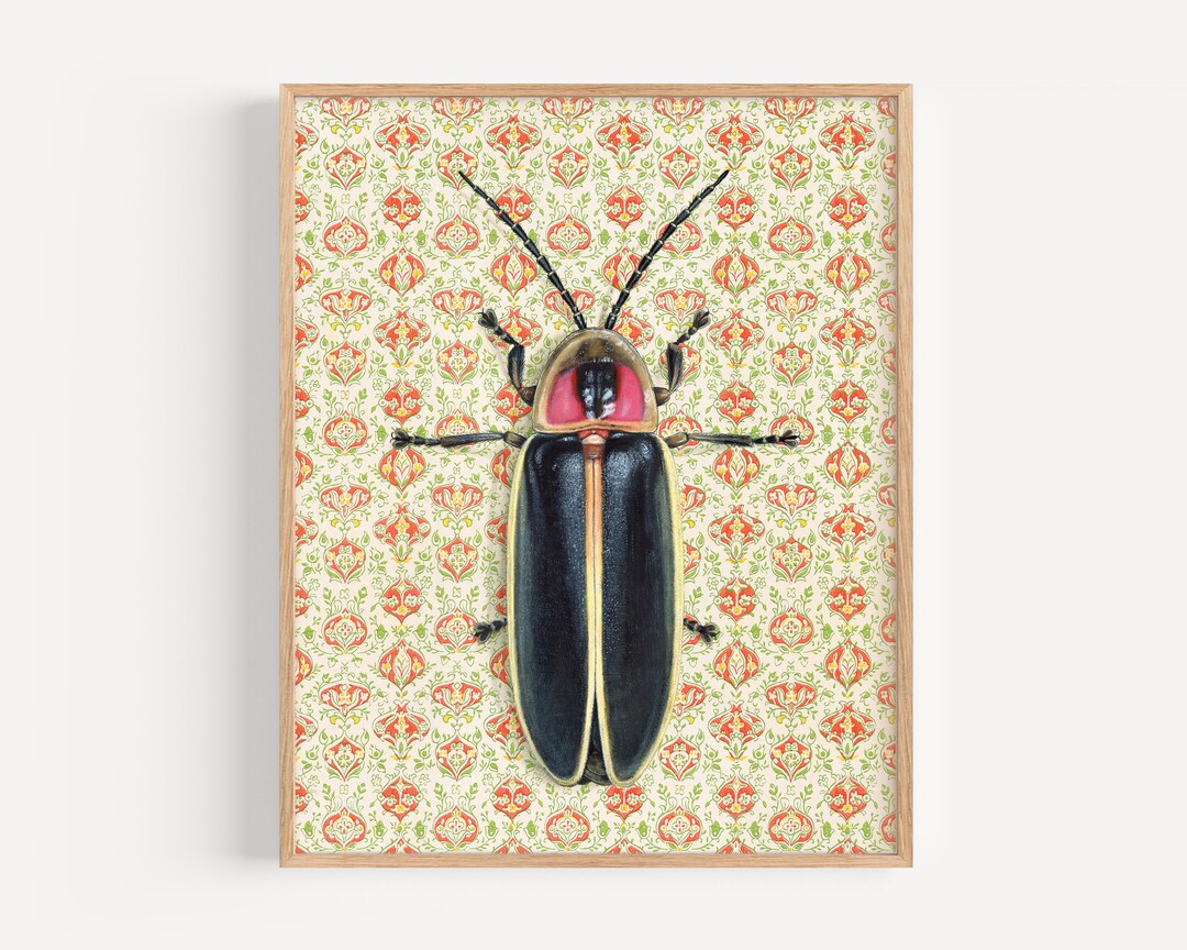 Firefly Art Print | Oil Painting Reproduction Vintage - Decorative ...