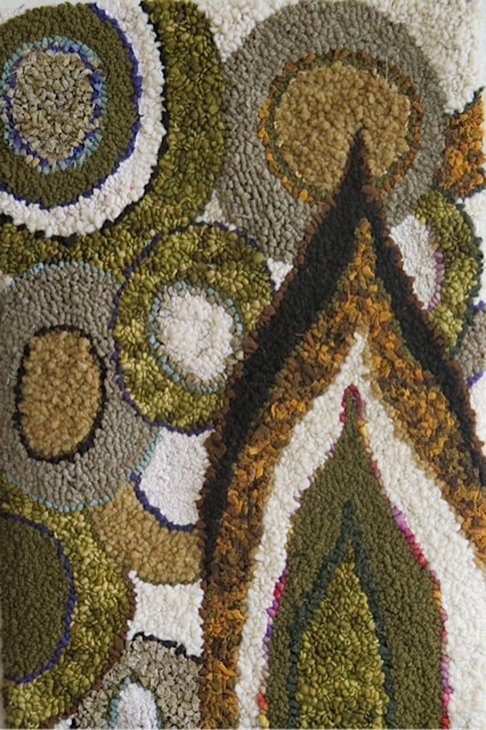 Modern Leaf and Loop 20 X 30 Downloadable Rug Hooking Pattern - Etsy