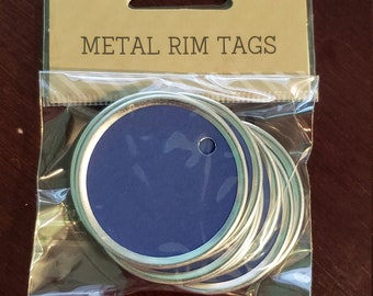 Metal rim tag | Etsy