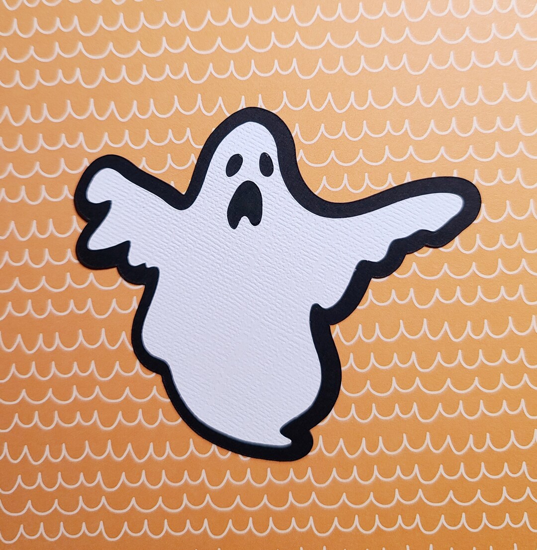 Ghost Paper Die Cut Shape - Etsy
