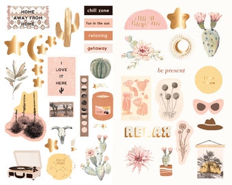 Chipboard Stickers | Etsy