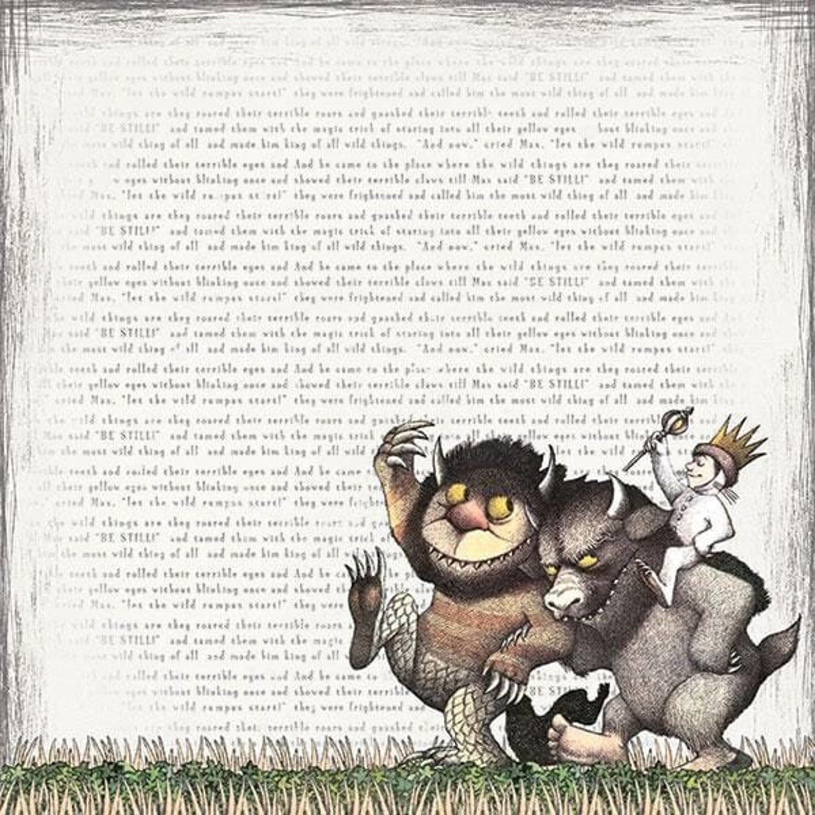 Paperhouse Where the Wild Things Are 12x12 Cardstock Wild - Etsy