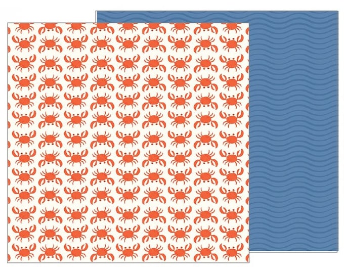 Pebbles Sunshiny Days 12x12 Paper - Beach Day - Etsy