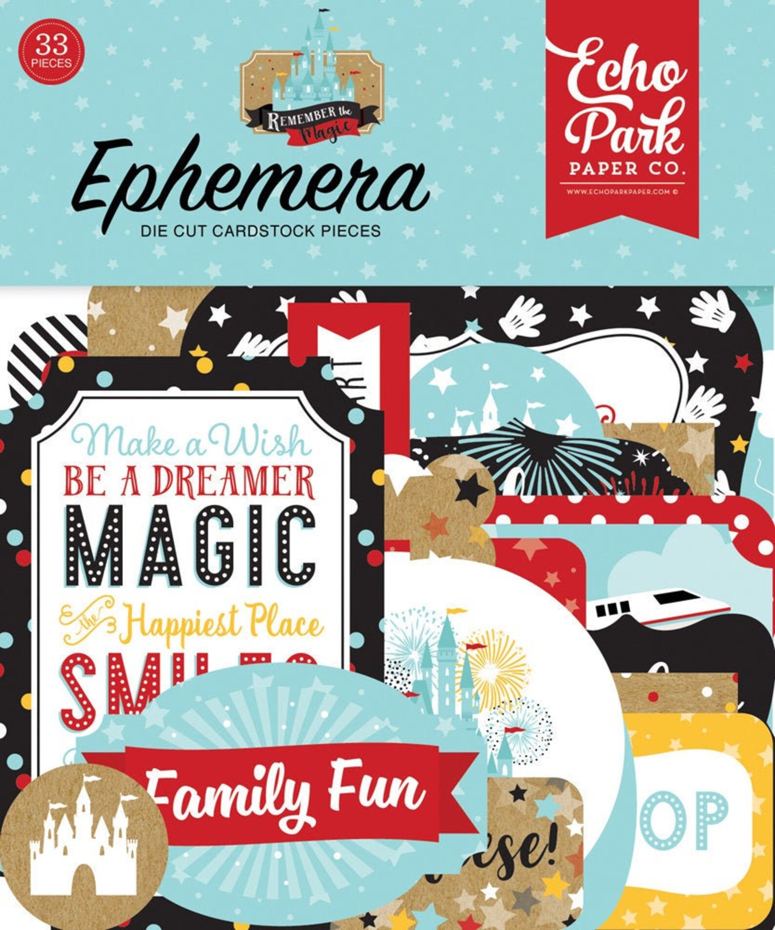 Echo Park Remember the Magic Ephemera | Etsy