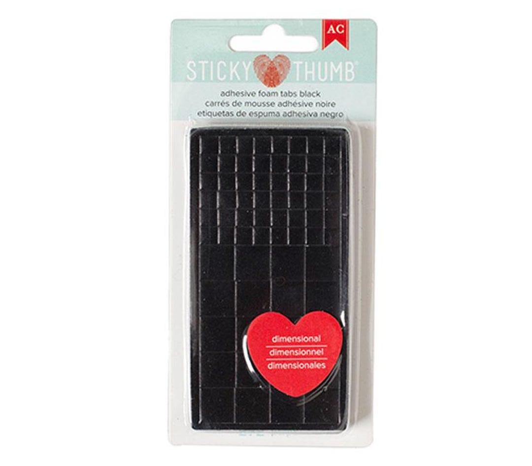 Sticky Thumb Foam Dimension Tabs - Black - Etsy
