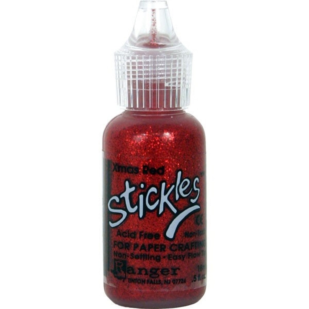 Ranger Ink Stickles Christmas Red - Etsy