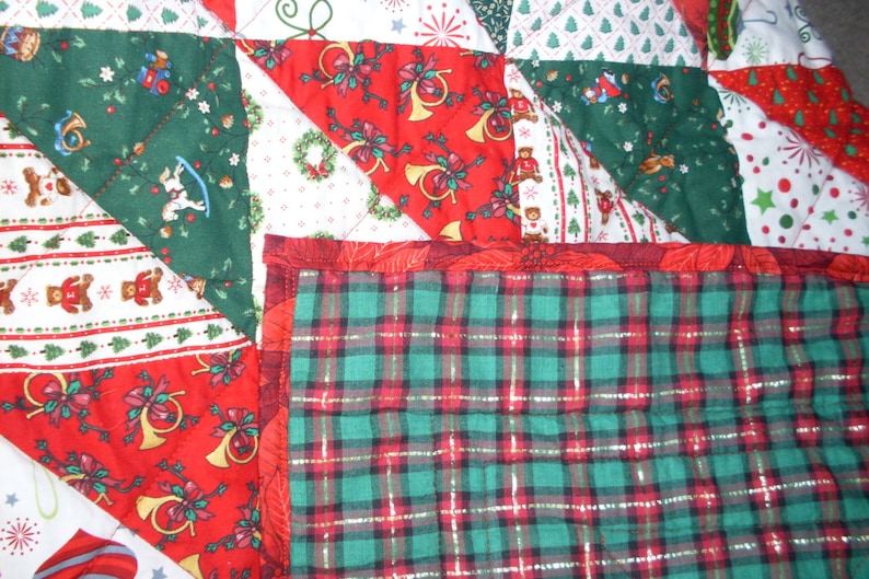 Christmas Lap Quilt - Etsy
