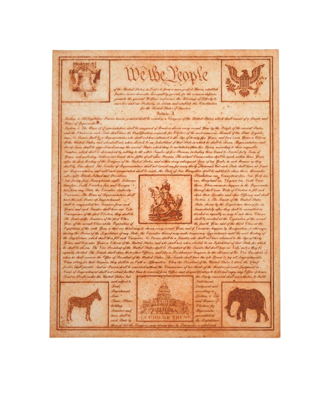 American Prayer Flag / We the People / Etching, Hand Pulled Original - Etsy