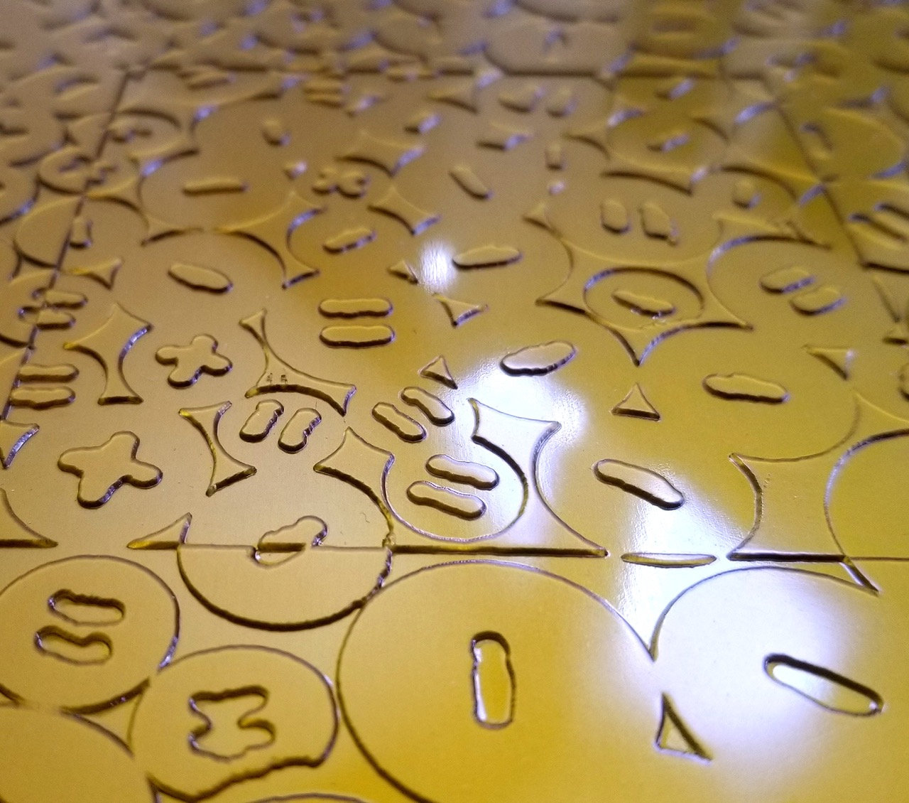 Original Etching / 'buttons' / Solarplate W/chine Collè / Hand Pulled ...