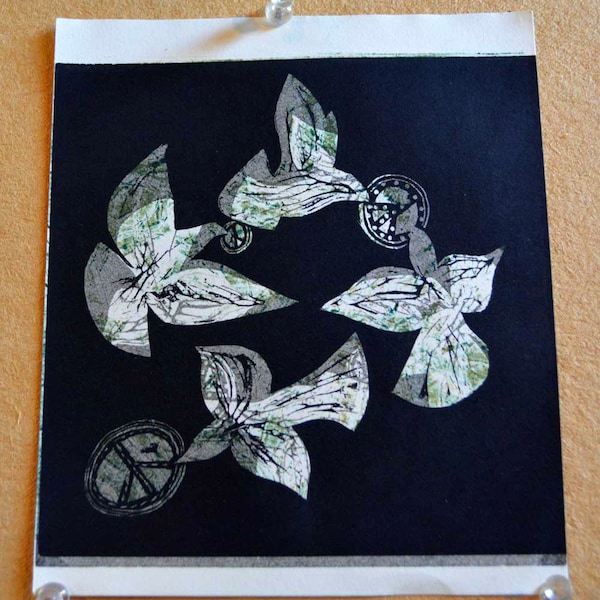 Peace Symbol Block - Etsy