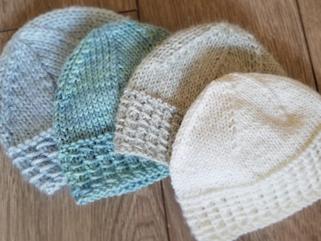 Ayden Beanie Knitting Pattern: Newborn Photo Prop (PDF Pattern, All ...