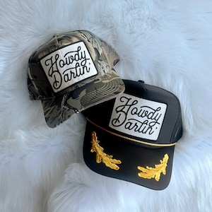 Howdy Darlin' Patch Trucker Hat - Etsy