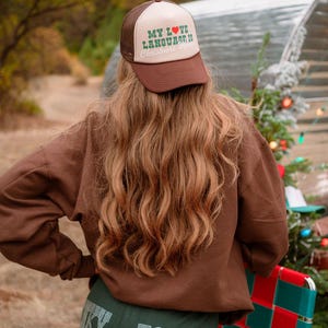 My Love Language Custom Trucker Hat - Etsy