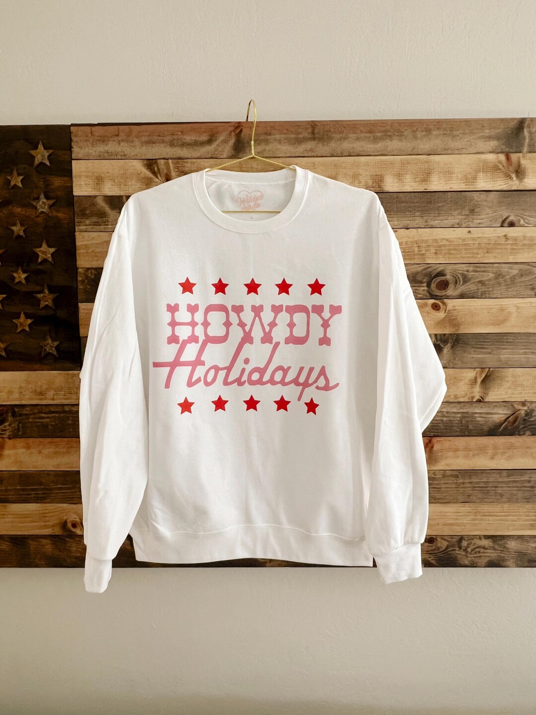 Howdy Holidays Crewneck - Etsy UK