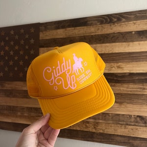 Giddy up Ride ‘em Cowboy Retro Trucker Hat - Etsy