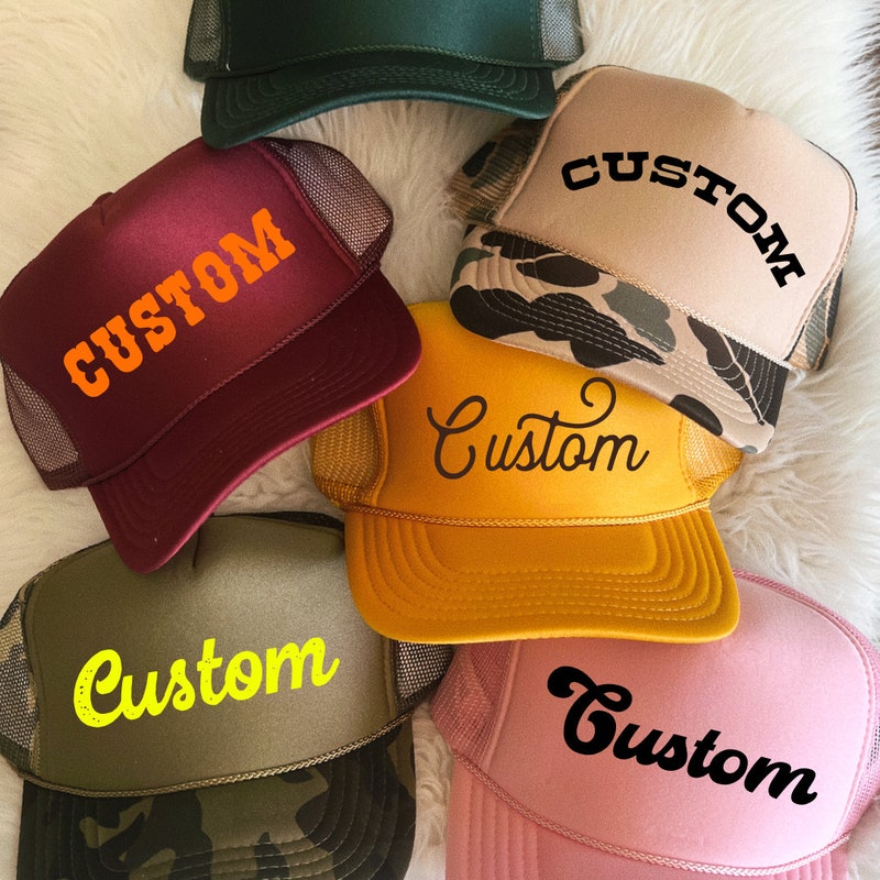 Custom Trucker Hat - Etsy