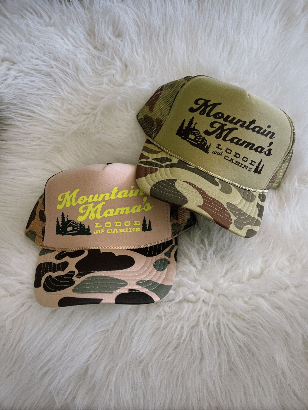 Mountain Mama’s Camo Trucker Hat - Etsy
