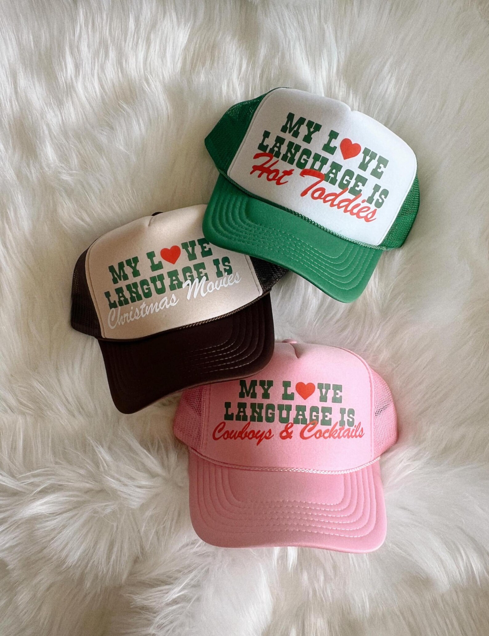 My Love Language Custom Trucker Hat - Etsy