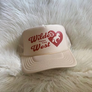 Wilder Than the West Trucker Hat - Etsy