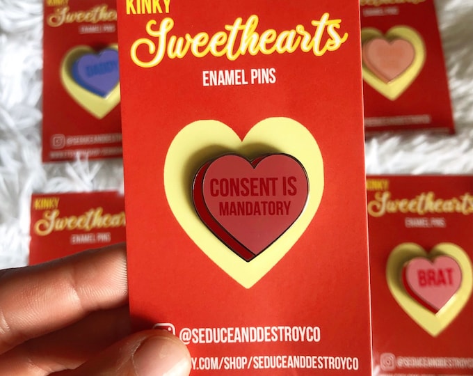 Consent is Sexy Pin, Consent is Mandatory Pin, Consent is Necessary Pin ...