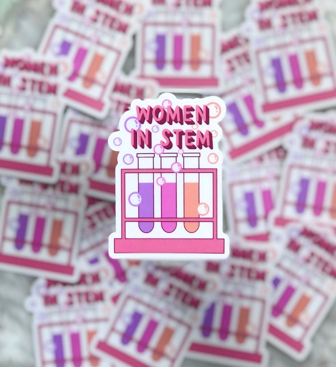 Women in STEM Stickers | Waterproof Die Cut Sticker, Bullet Journal ...