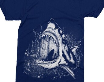 Shark Attack Shirt | Etsy
